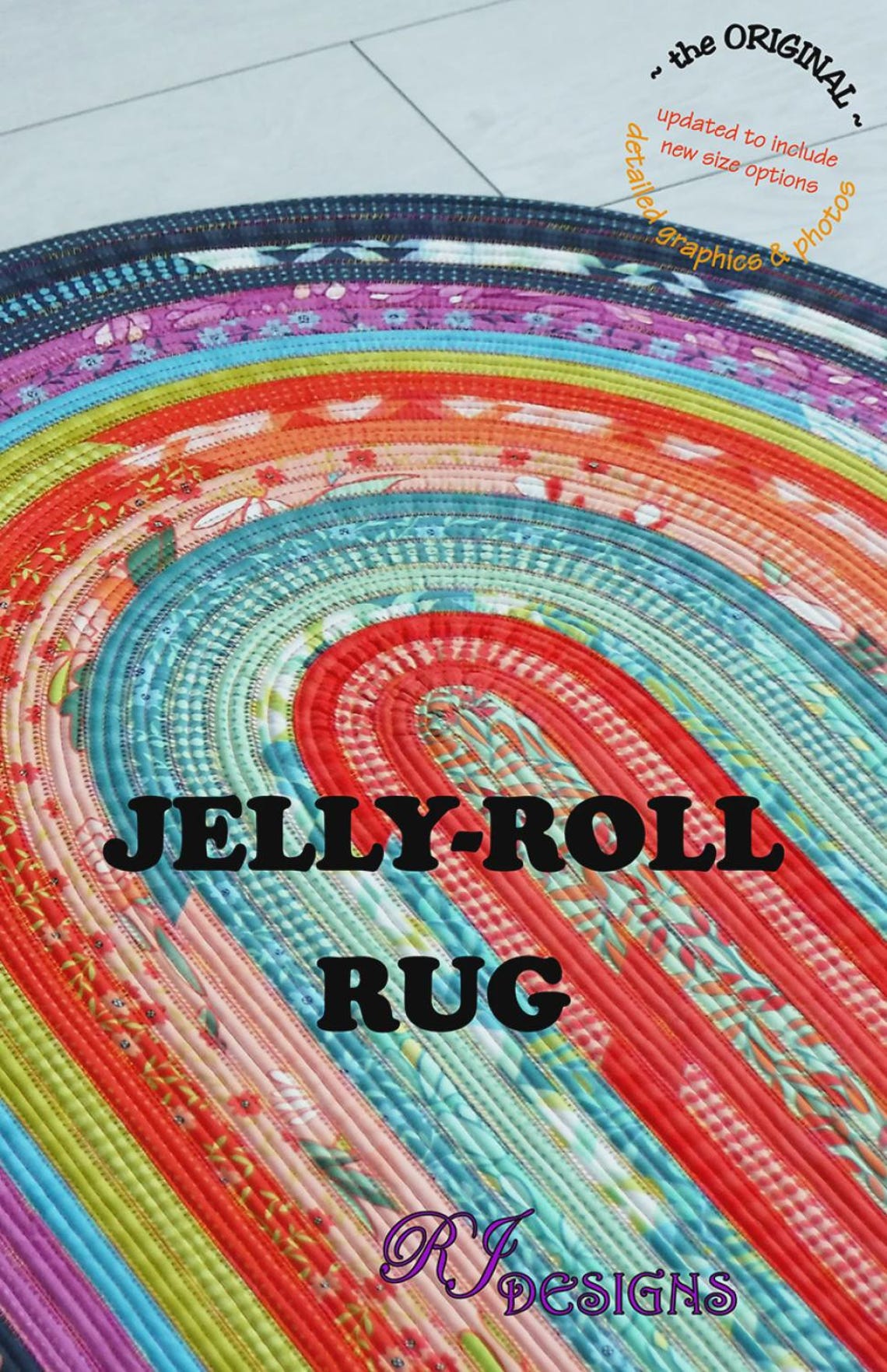 RJ Designs - Jelly Roll Rug Pattern Chart - Sewing - Etsy