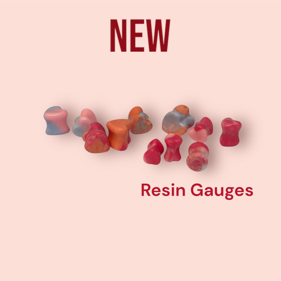 PAIR of Unique Ear Gauges Plugs - Gauges 6 Mm up to 20 Mm Available ...