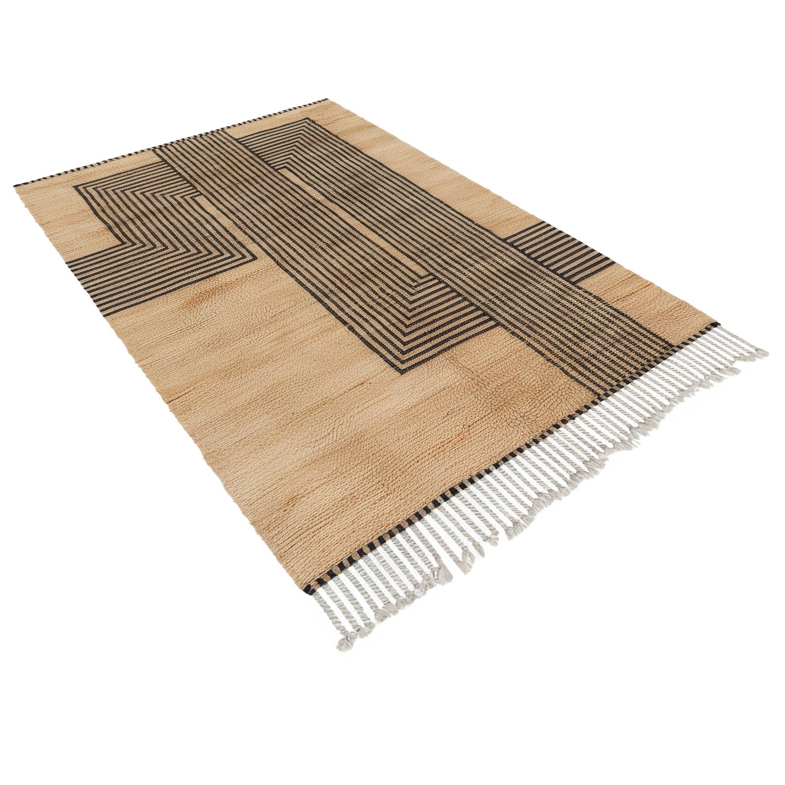 Tan Moroccan Rug, Tan and Black Moroccan Shag Rug, Moroccan Carpet, Tan ...