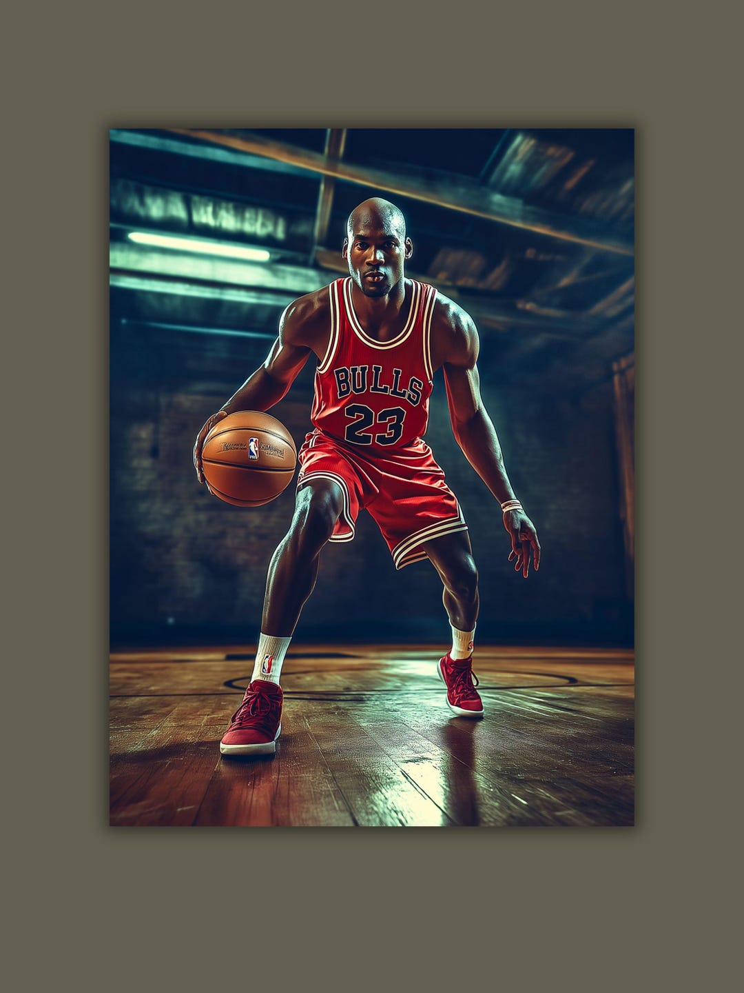 Michael Jordan NBA Legend Basketball Poster - Iconic Sports Wall Art ...