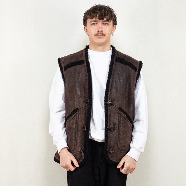 Sheepskin Vest - Etsy