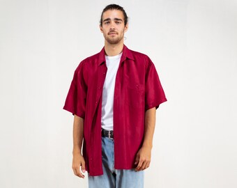 Mens Silk Shirt | Etsy
