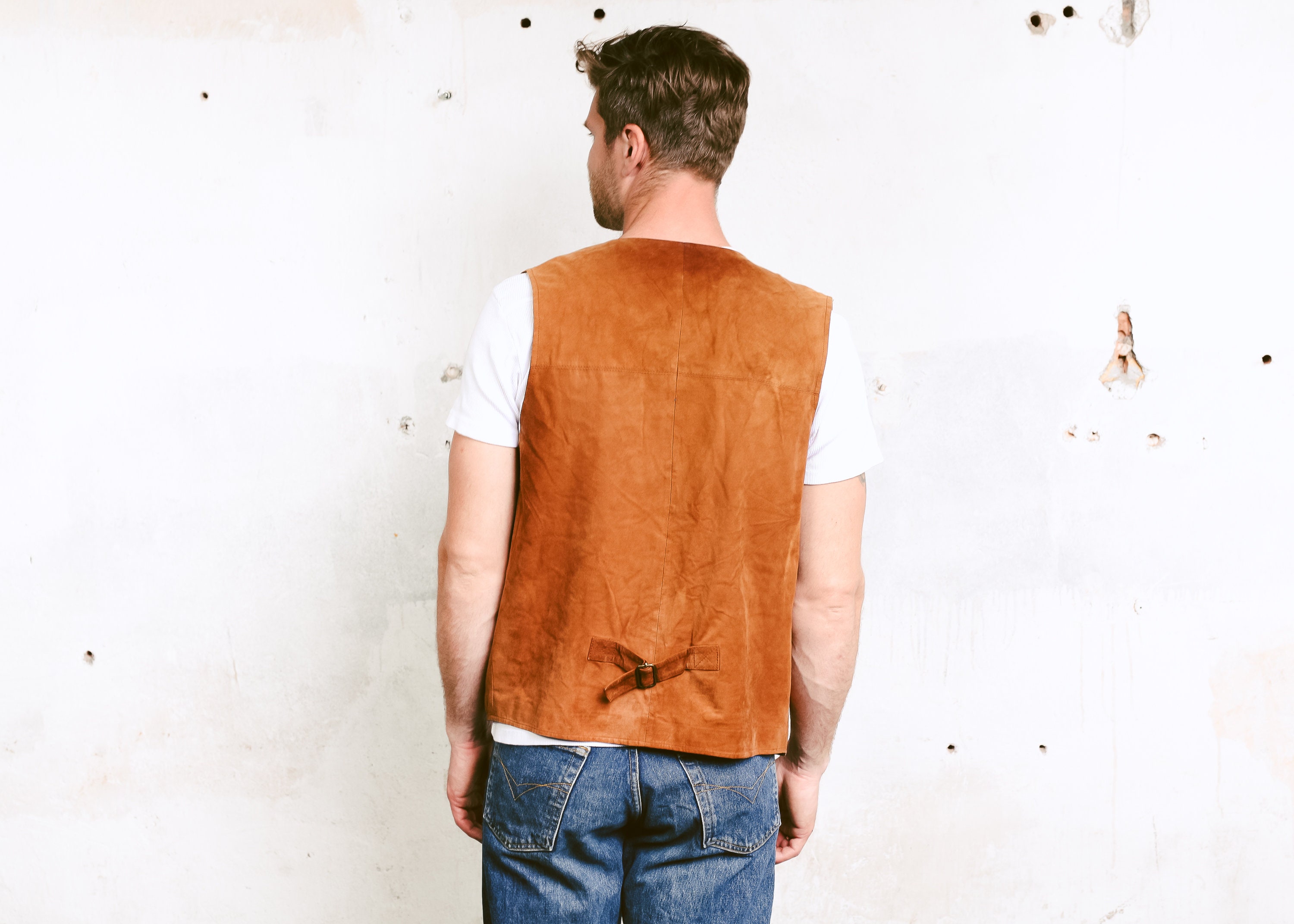 vintage-suede-waistcoat-men-90s-brown-leather-vest-vintage-1990s-mens