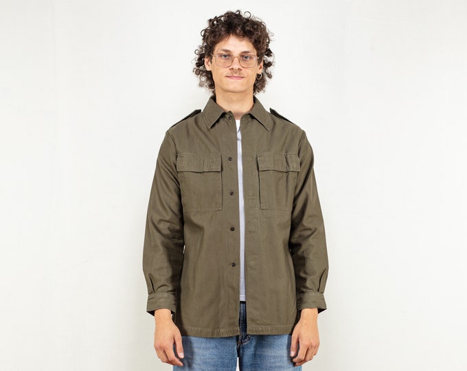 Men Military Jacket Dutch Army 70's Combat Surplus Field Military ...