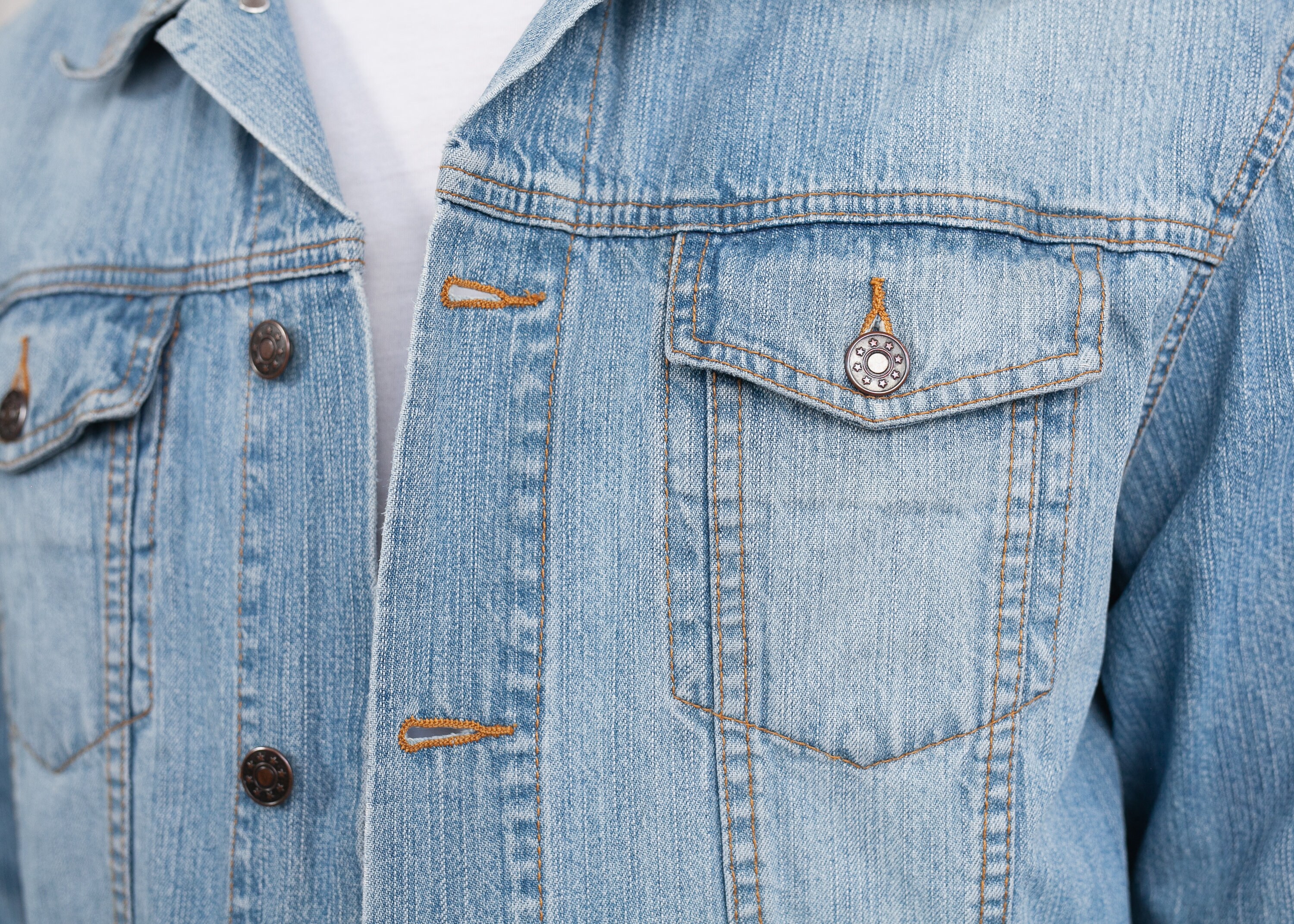 Vintage 90s Jean Jacket . 90s Men's Light Wash Denim Jacket Trucker ...