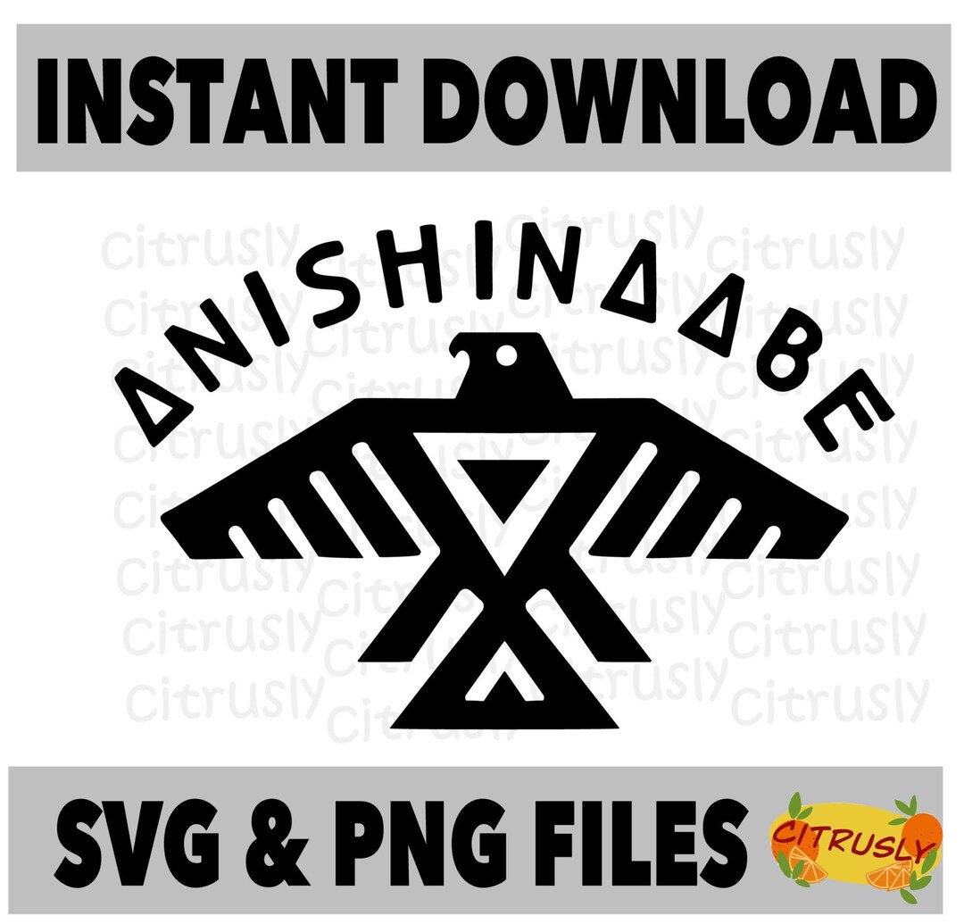 Instant Digital Download- Anishinaabe Thunderbird SVG PNG Jpg for ...