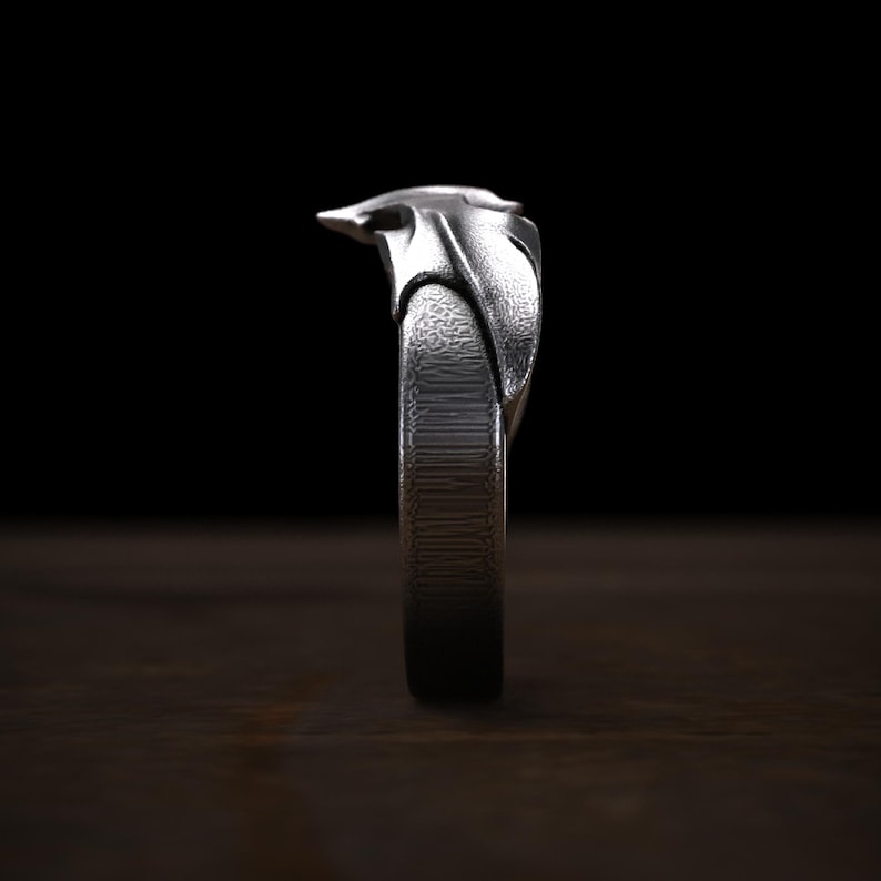 925 Sterling Silver Bat Inspired Ring, Gothic Night Creature Jewelry ...