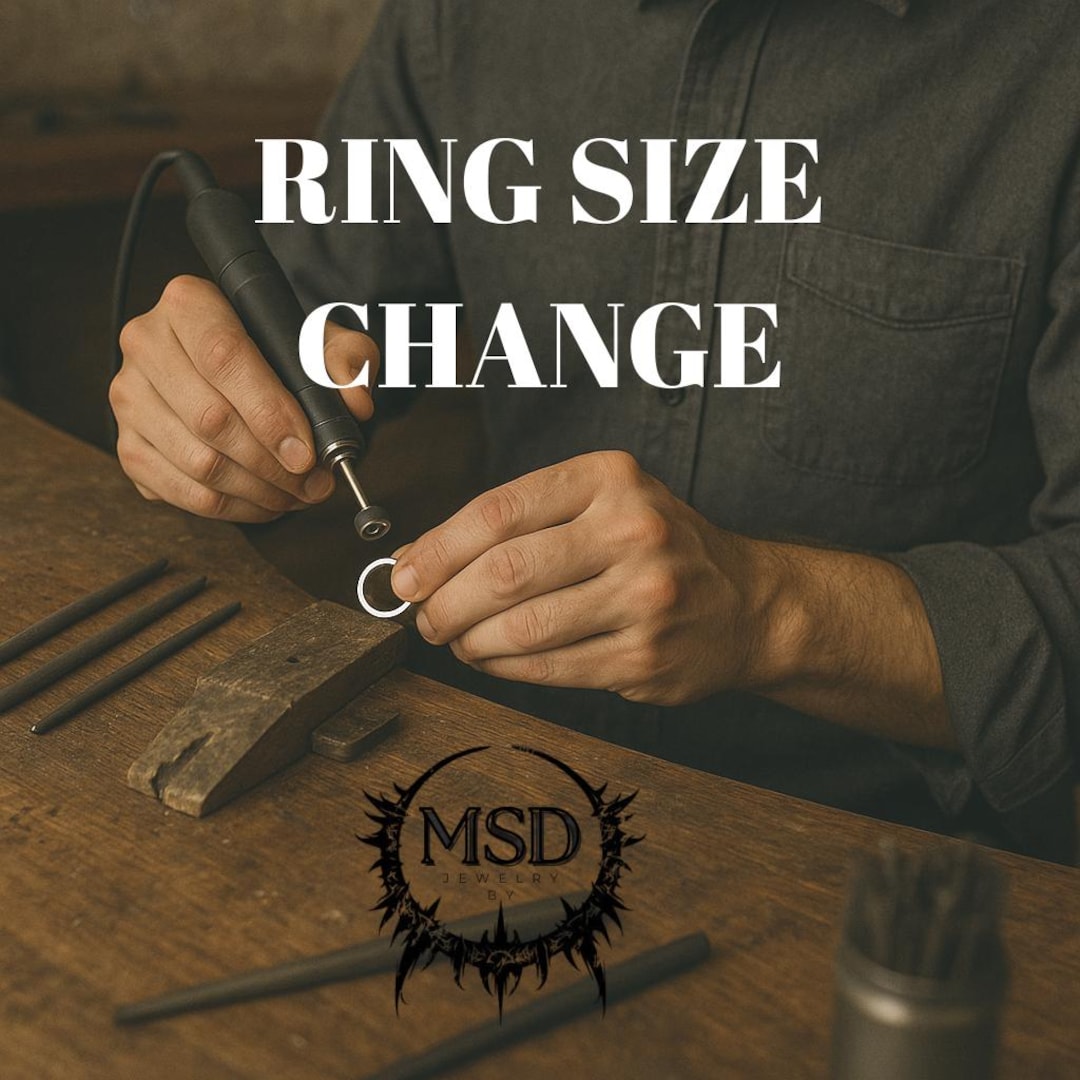 Ring Size Change • Custom Sizing • Perfect Fit for Your Finger ...