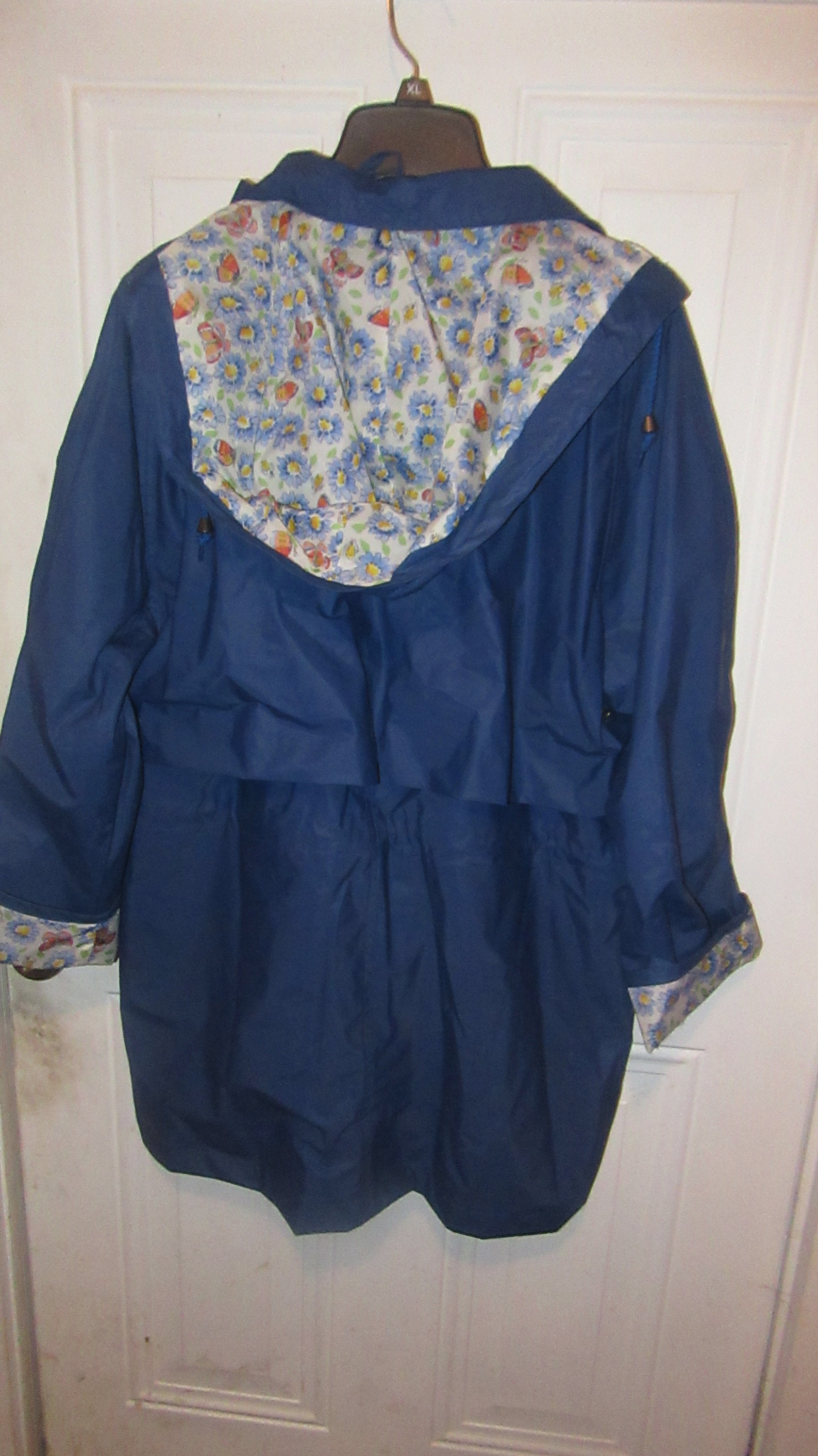 90s Totes Lined Hooded Rain Jacket Blue Color Sz Small - Etsy