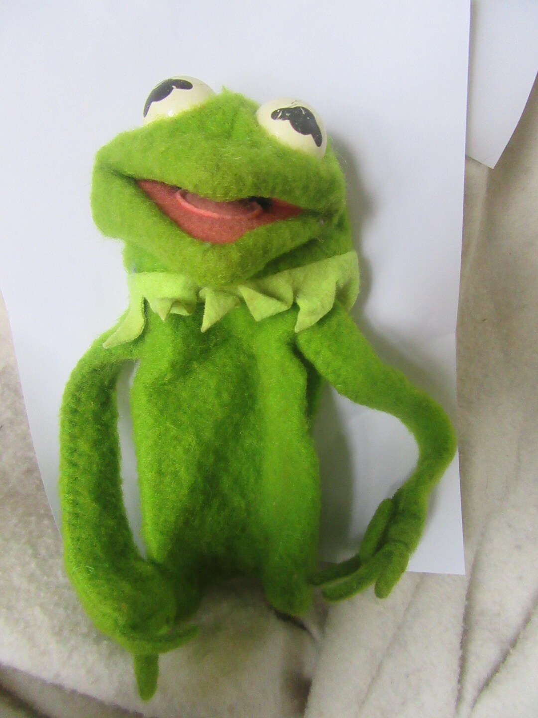 Rare 1978 KERMIT the FROG Fisher Price Jim Hensen Muppets Hand Puppet ...