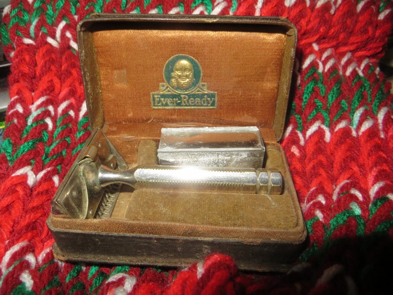 Ever-ready 1914 little Lather Catcher Single Edge Safety Razor Set With ...