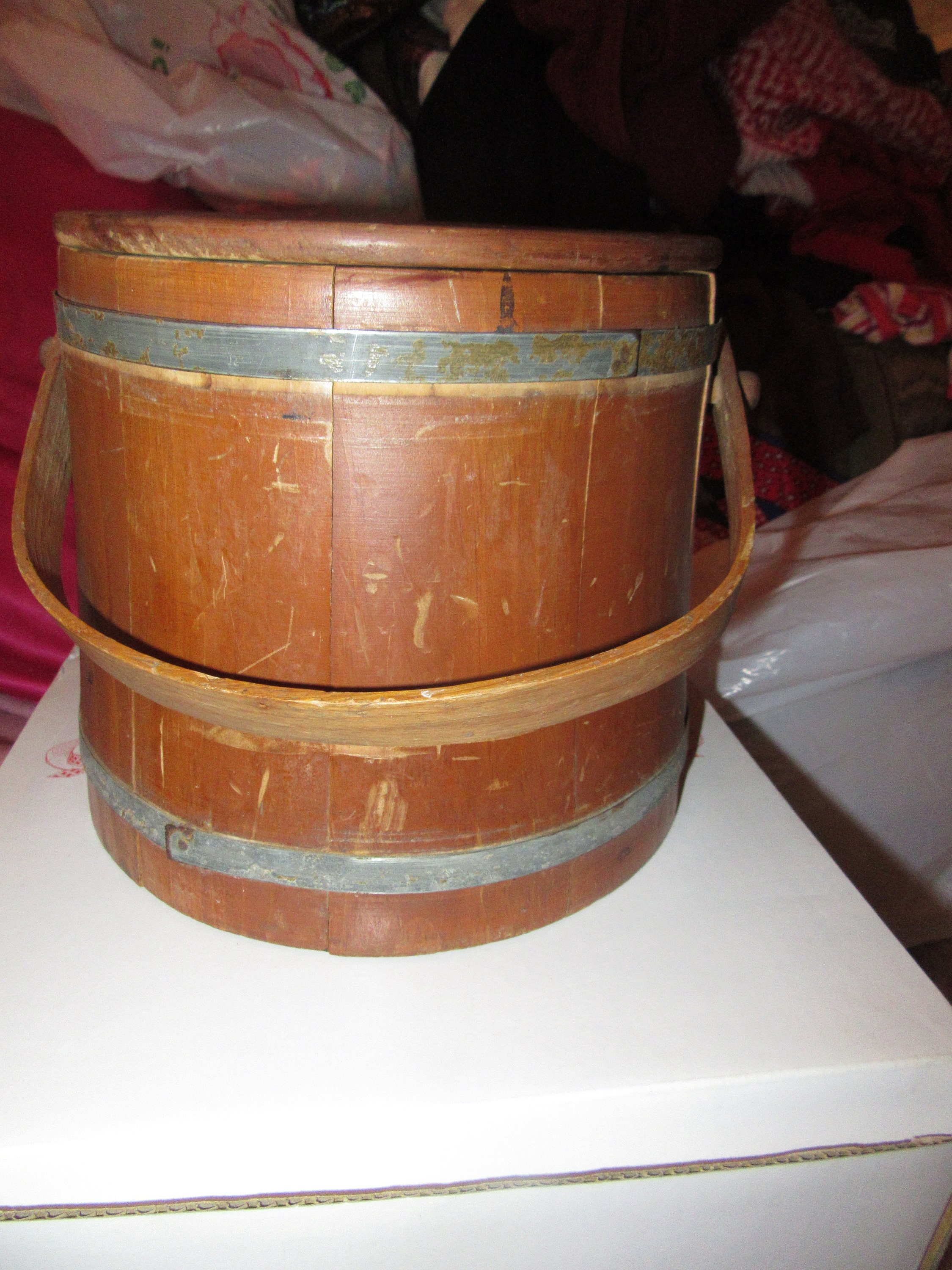 ANTIQUE Vintage / Wooden Sugar BUCKET - Etsy