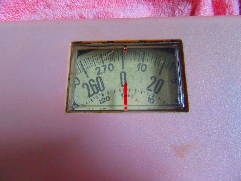 RETRO 1960 Sunbeam Pink Bathroom Metal Scales - Etsy