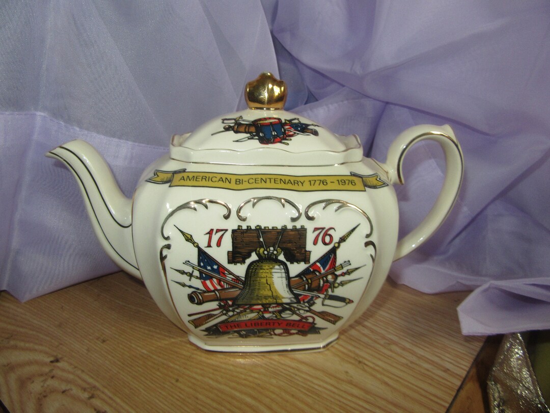 VTG England Sadler Liberty Bell Cube Teapot - Special Edition to ...