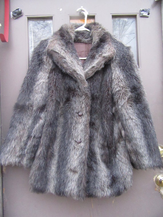 Vintage vintage grey furry - Gem