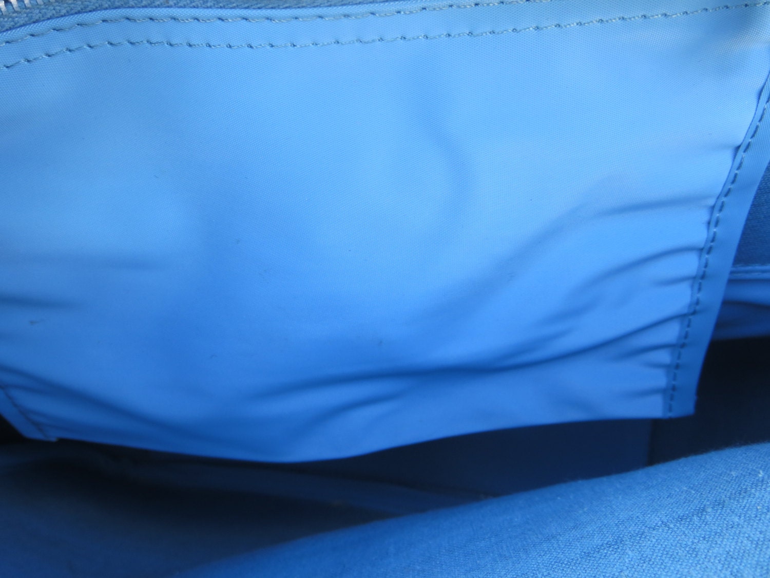 1960 -70s Baby Blue Vinyl Weekend Tote Bag Vintage Blue Flight Bag ...