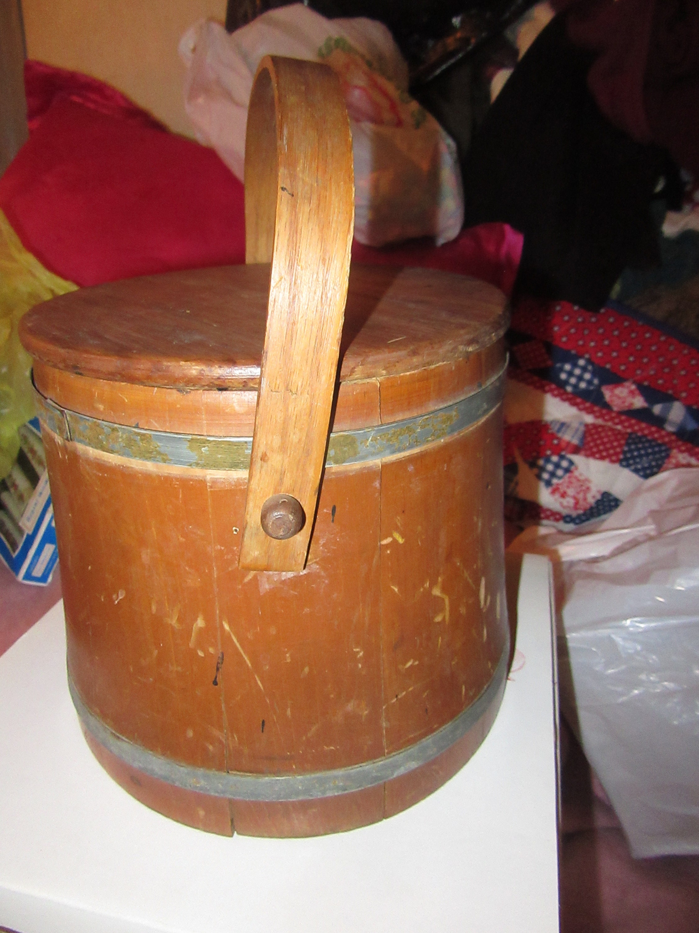 ANTIQUE Vintage / Wooden Sugar BUCKET - Etsy