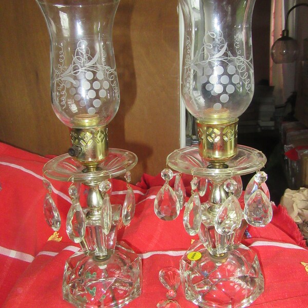 Antique Crystal Prisms - Etsy