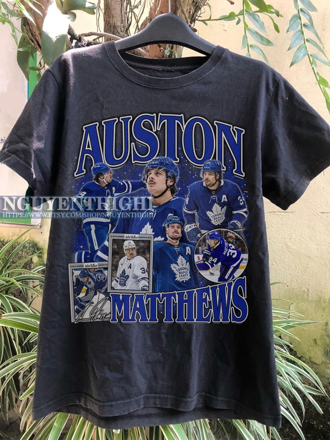 Auston Matthews Vintage 90s Graphic Style T-shirt, Auston Matthews ...