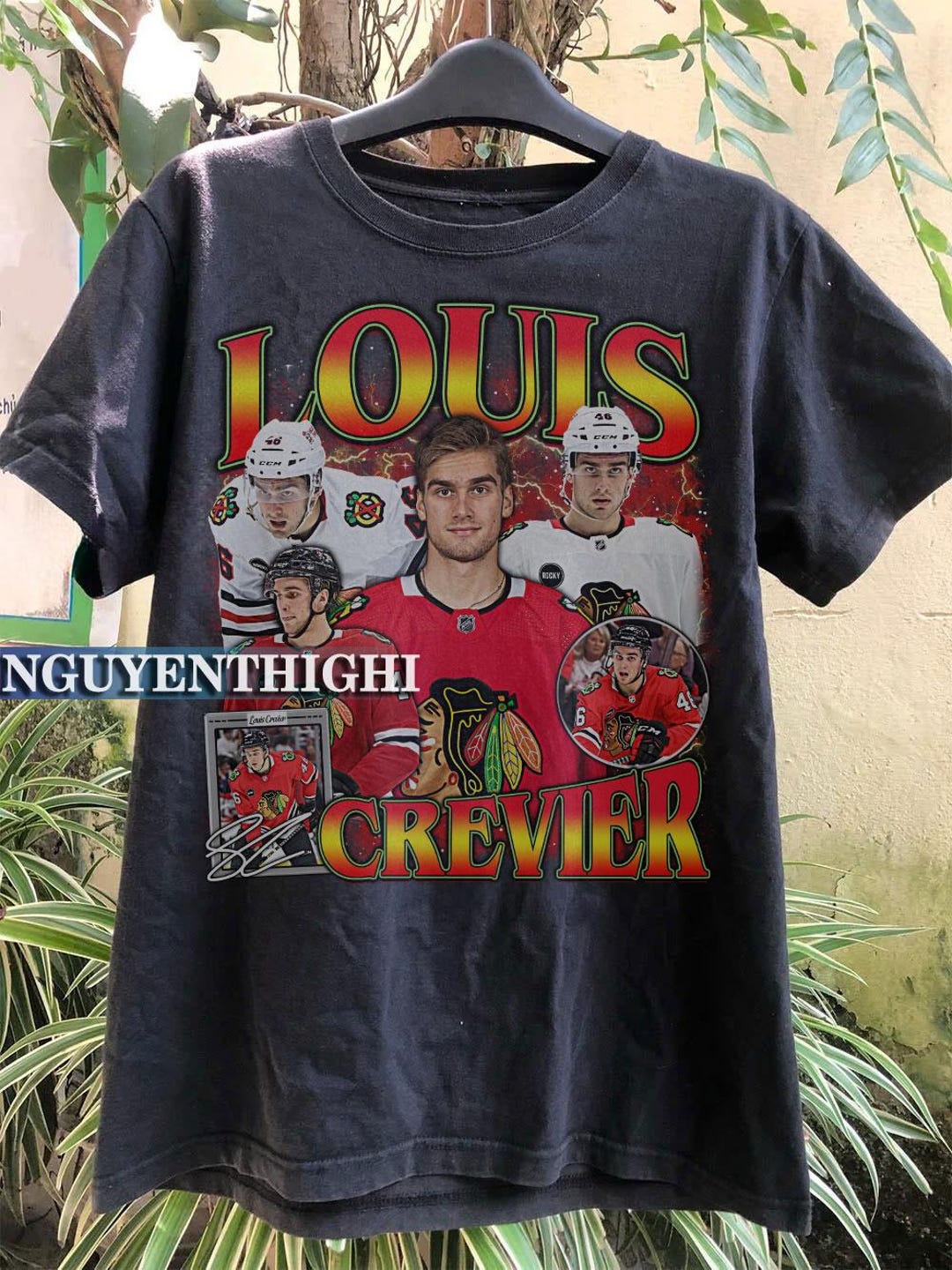 Limited Louis Crevier Shirt Ice Hockey American Professional Hockey ...