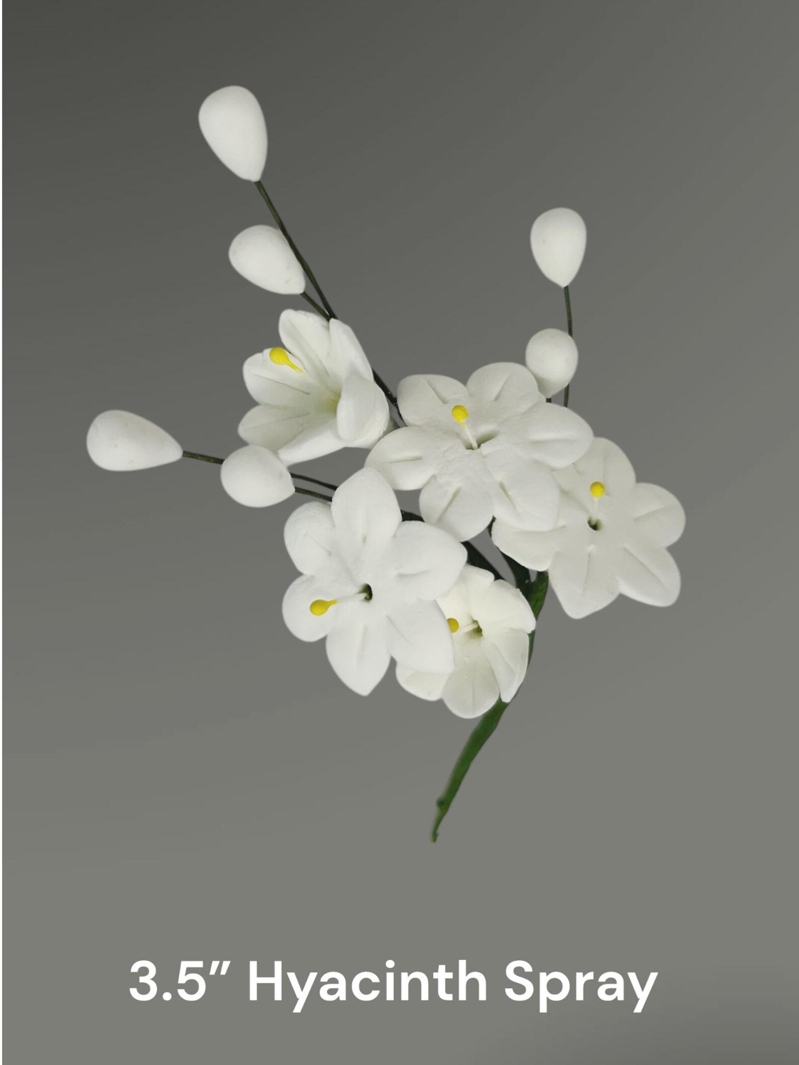 3.5" Hyacinth Spray Gum Paste Flower - Etsy