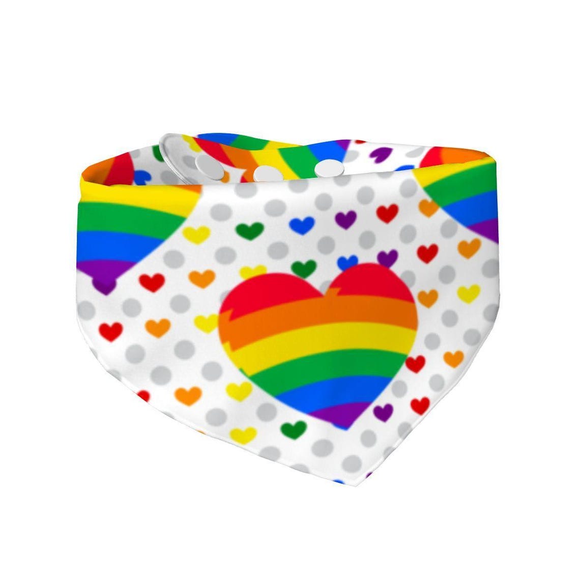 LGBTQ Kitty Scarf, Double-sided Cat Bandana With Pride Fists, Pride ...