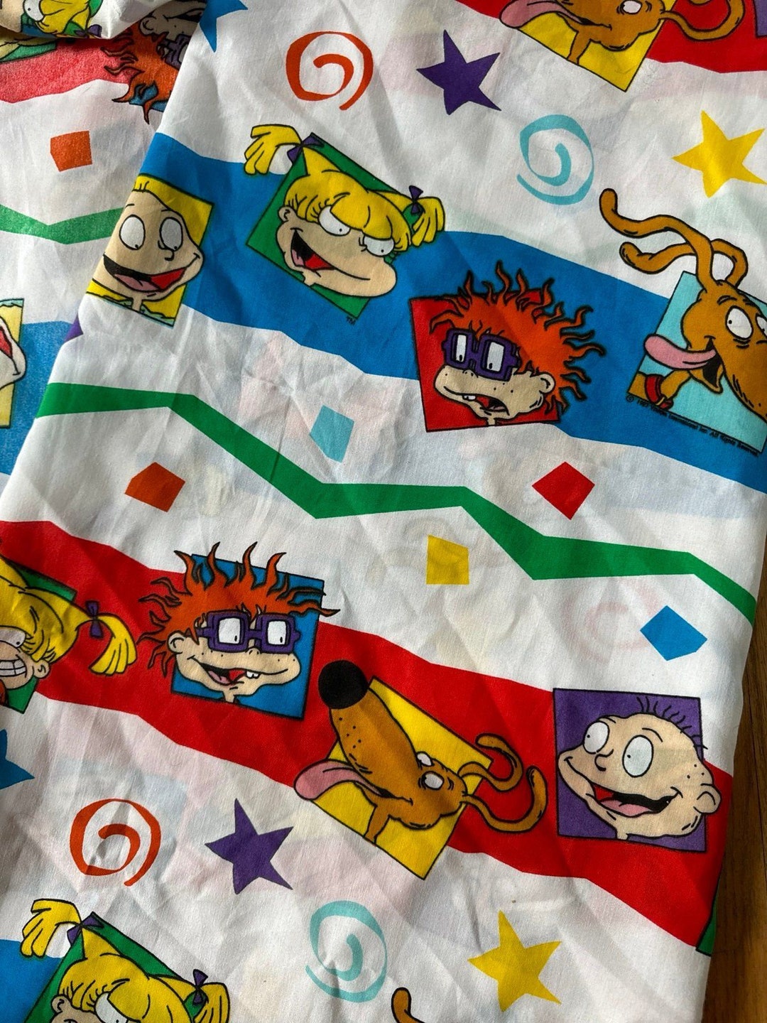 Rugrats 1997 Viacom Top Sheet Fabric Twin Size Vintage - Etsy