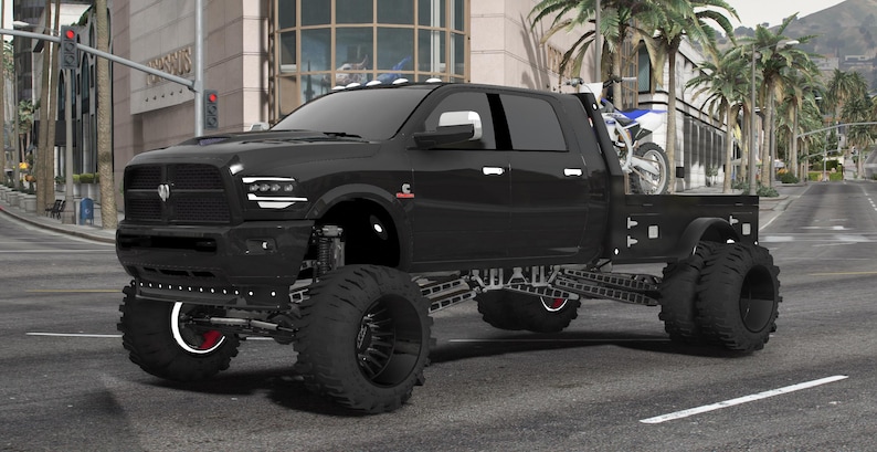 Custom Lifted 4th Gen Dually | Fivem | Optimized | Mod | High Quality ...