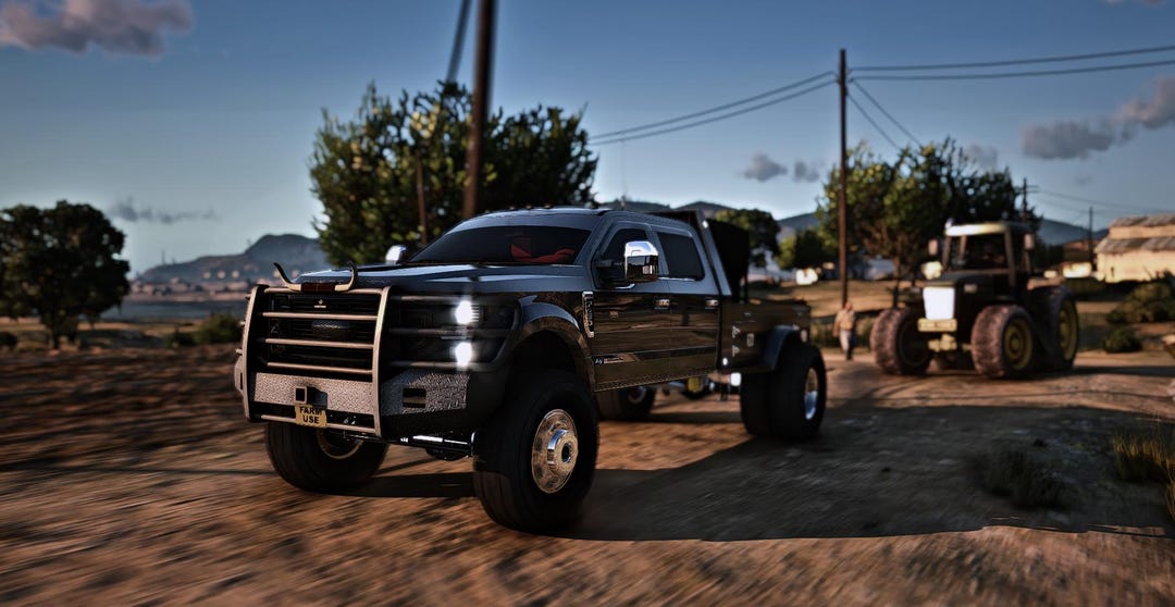Custom Ford Dually Platinum | Fivem | Optimized | Mod | High Quality ...