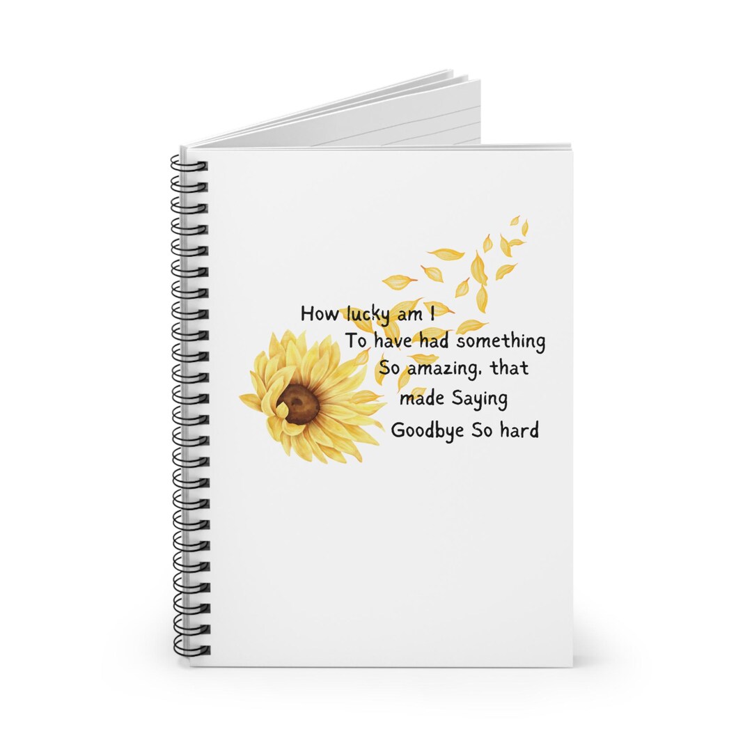 Grief Spiral Notebook, Loss Journal, Healing Diary, Remembrance Diary ...
