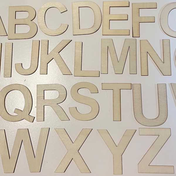 Wooden Craft Letters - Etsy