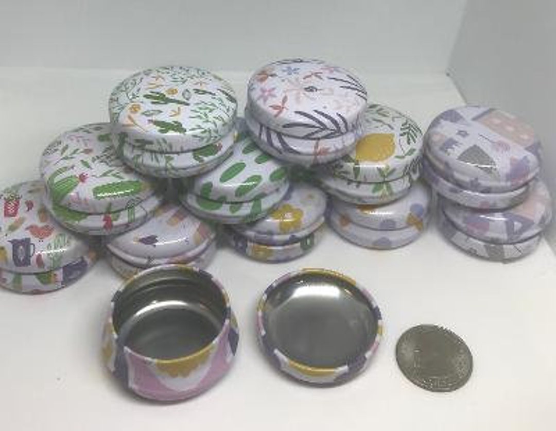 Floral Sewing Tin | Trinket Storage, Pill Box - Etsy