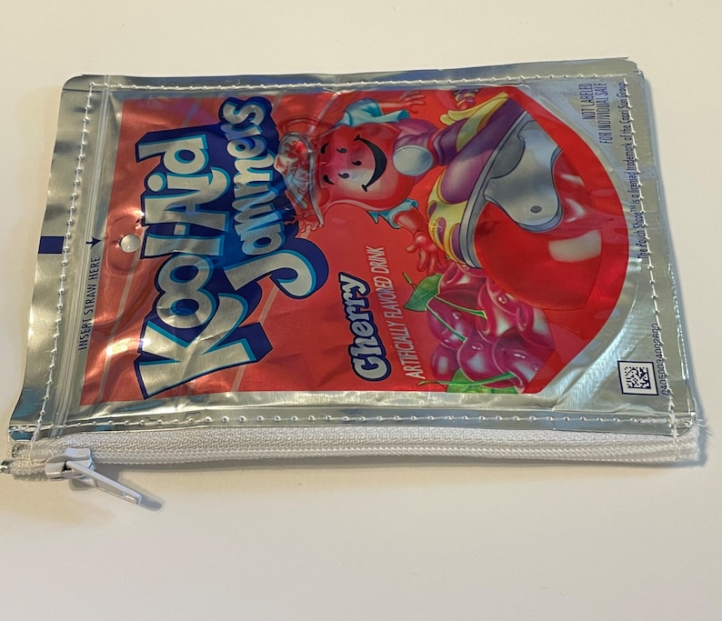 Recycled Upcycled Kool Aid Jammers Capri Sun Coin Purse | Recycled ...
