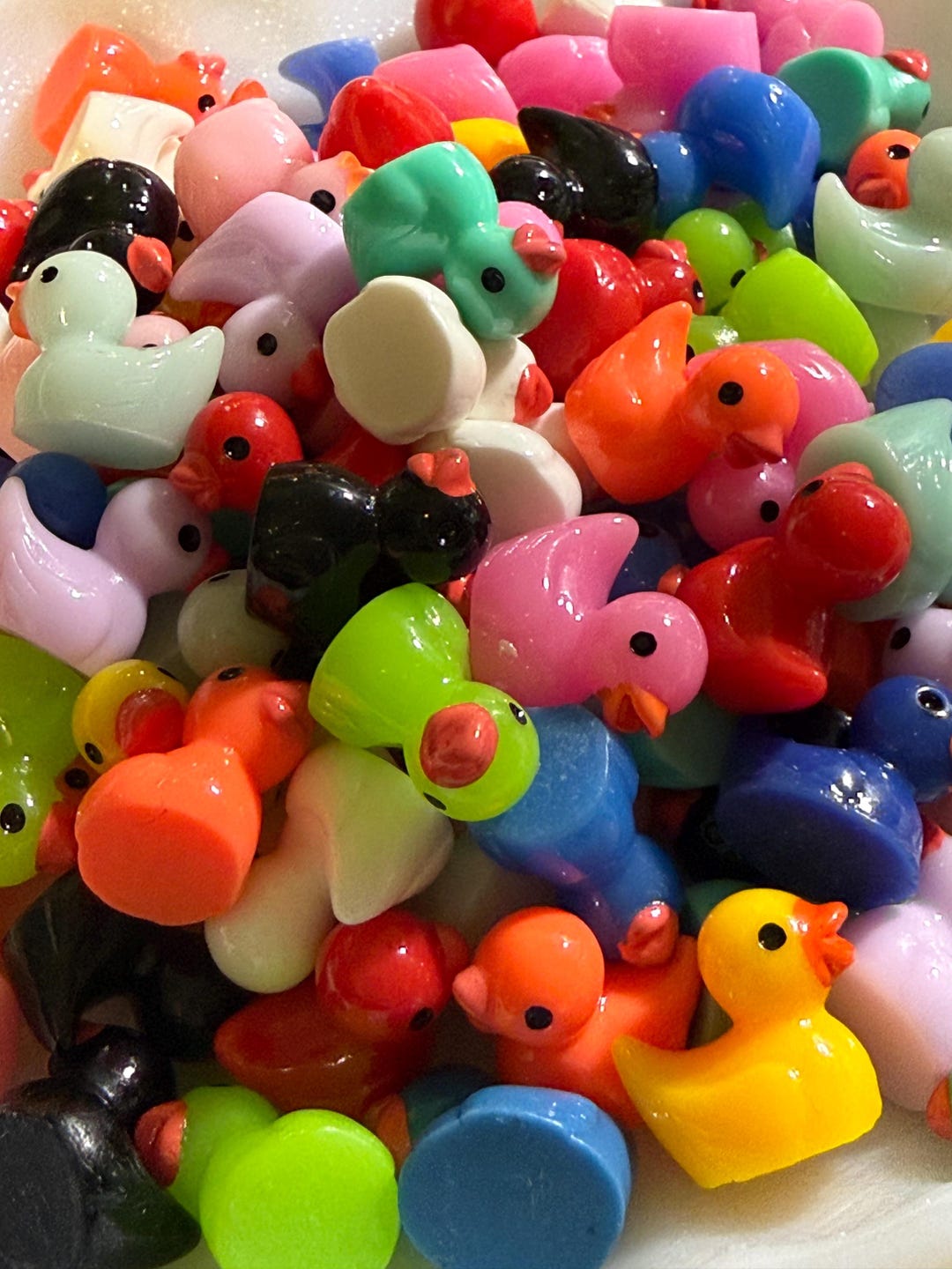 Mini Ducks | Prizes | Teacher Prizes | Multi Colored Duck Figurines - Etsy