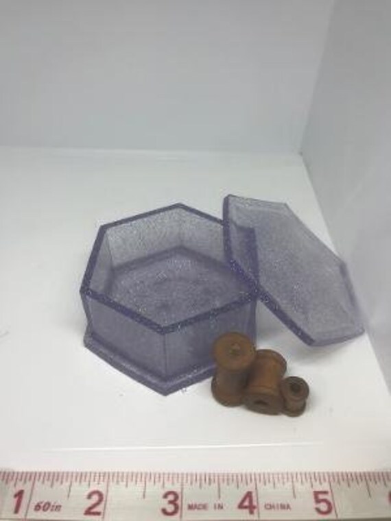 Ort Jar Light Purple Ort Container Trinket Box Cross | Etsy