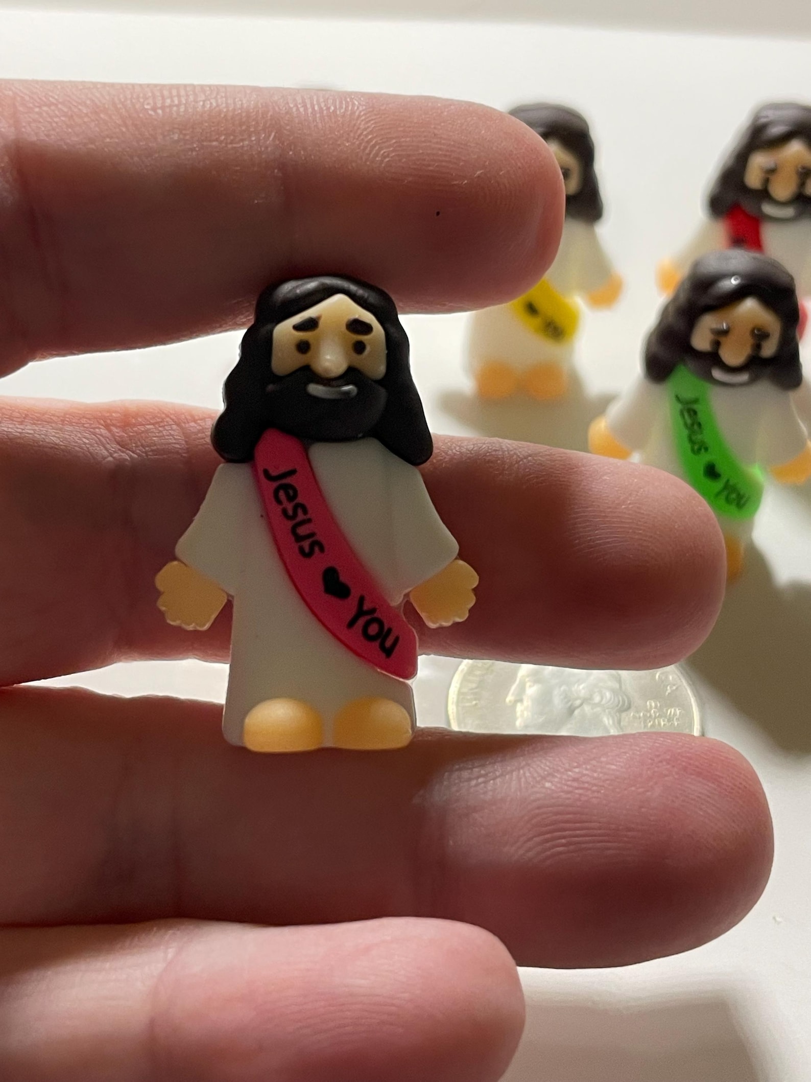 Rubber Baby Jesus | W/sash Jesus Loves You | Religious Party Favors ...