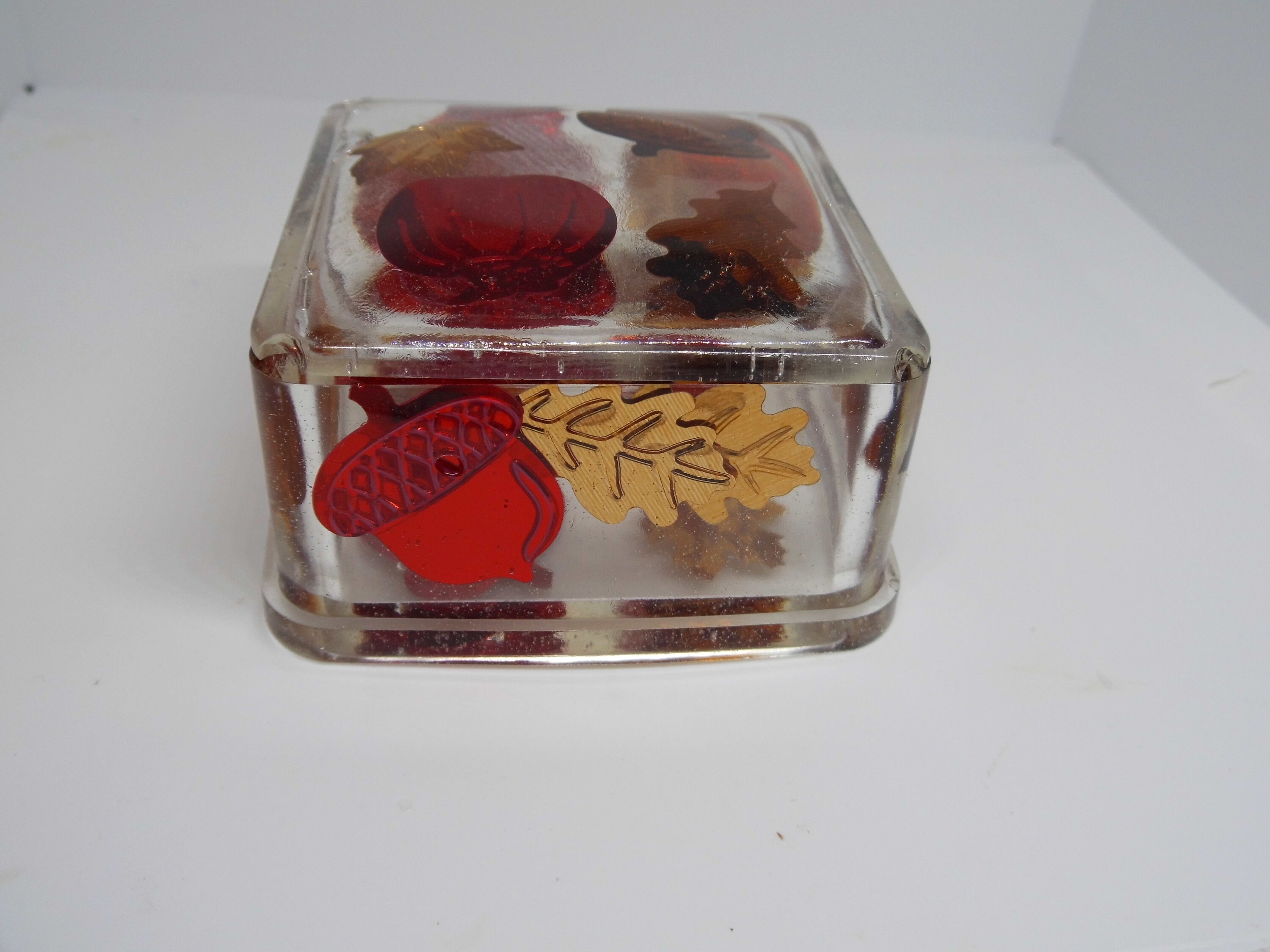 Ort Jar Autumn Fall Ort Container Trinket Box Cross | Etsy