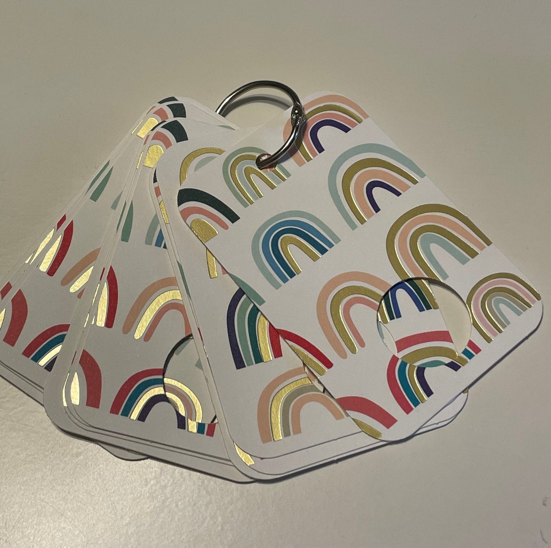 Rainbow Floss Drops | Embroidery Thread Organizers, Set of 12 - Etsy