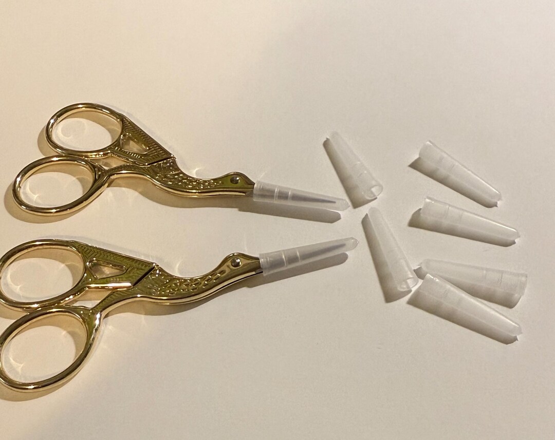 Scissors Tip Protector Set | Soft Plastic Sheath, Needlework, Sewing - Etsy