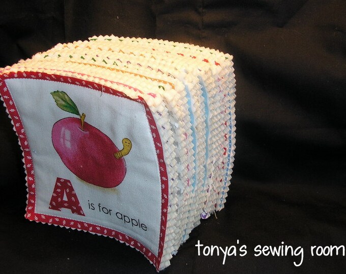 Fabric ABC Flash Cards - Etsy