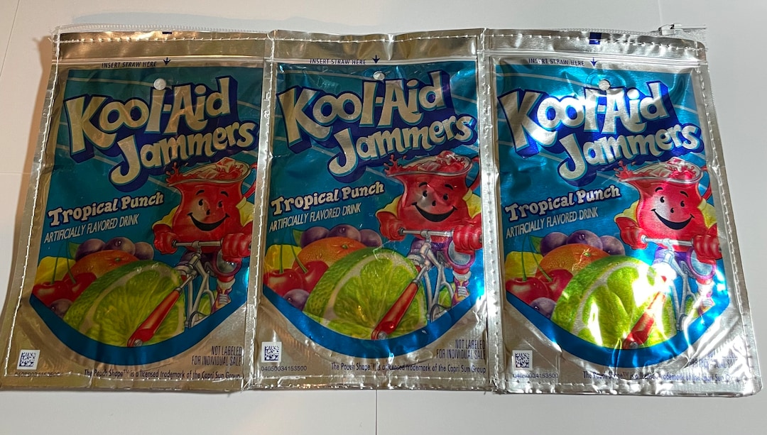 Recycled Upcycled Kool Aid Jammers Capri Sun Pencil Bag Case | Recycled ...