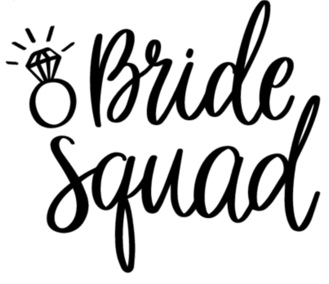 Bride Squad Decals - Etsy