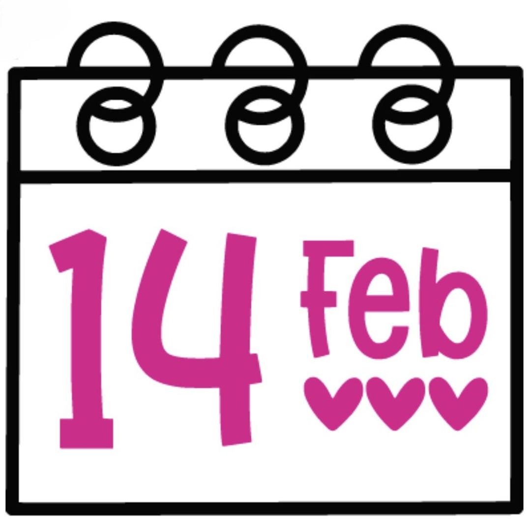February 14th Decal - Etsy