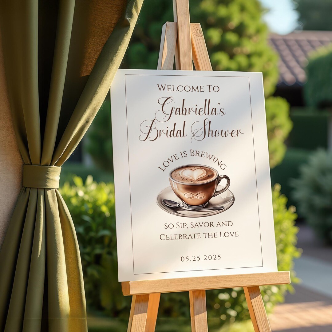 Wedding Welcome Signs, Welcome Sign, Coffee Signage, Wedding Welcome ...