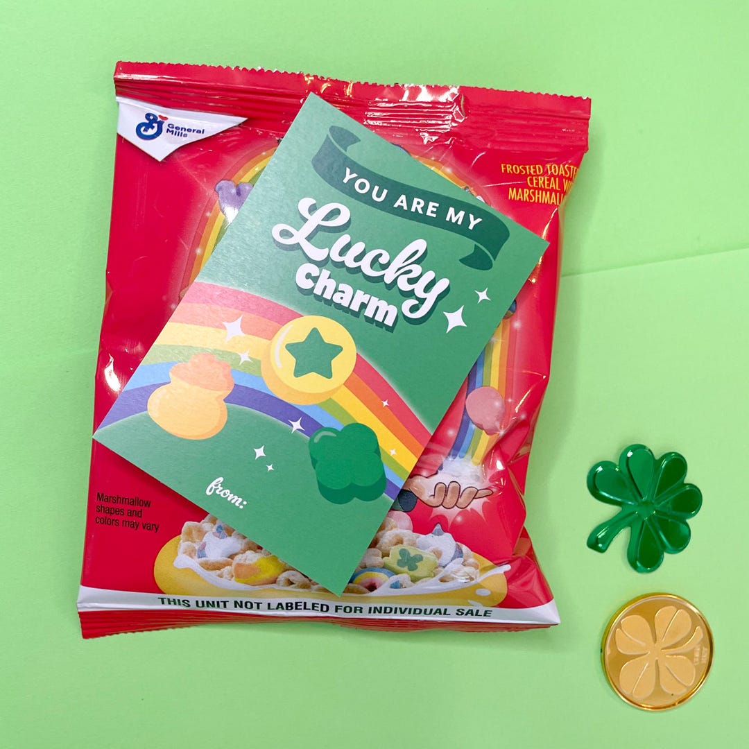 You're My LUCKY CHARM St Patrick's Day Card • Set of 8 • Instant ...