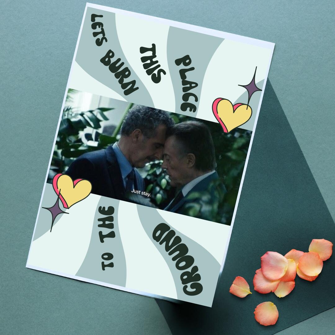 Severance Card - Lets Burn This Place to the Ground - Valentines Day ...