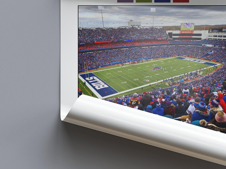 Highmark Stadium Poster | Buffalo Bills Poster Print | NFL Stadium ...