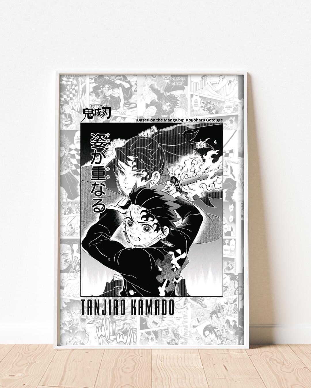Tanjiro Poster | Demon Slayer Poster | Anime Room Decor | Kimetsu No ...