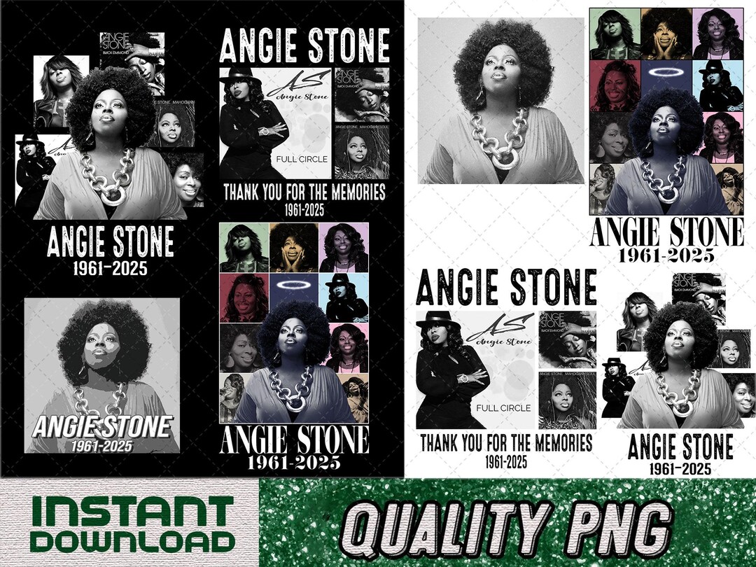 R.I.P Angie Stone Bundle Png, Angie Stone Tribute Png, Angie Stone ...