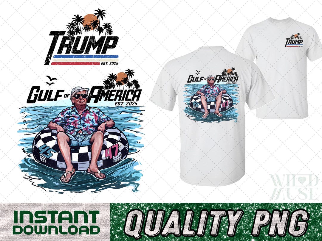 Trump Gulf of America Png, Trump Chillin' at the Gulf of America Png ...